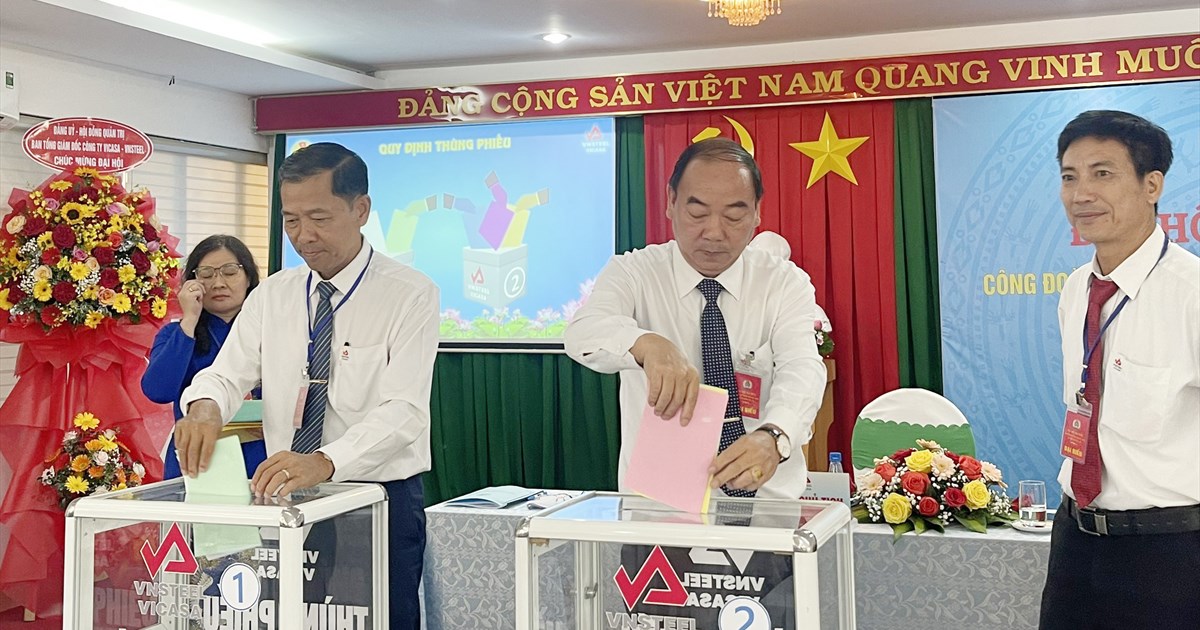 Công đoàn VNSTEEL tiếp tục chỉ đạo thành công 08 Đại hội Công đoàn cơ ...