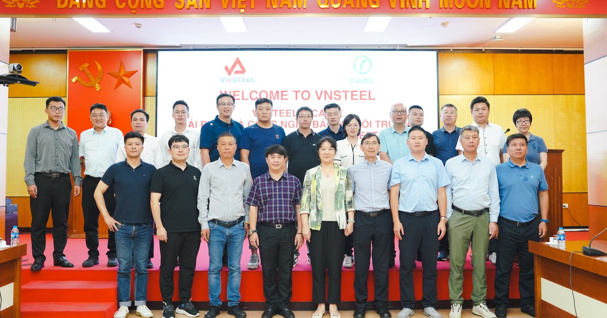 VNSTEEL làm việc với Hiệp hội Giải pháp và Công nghệ Môi trường Trung Quốc